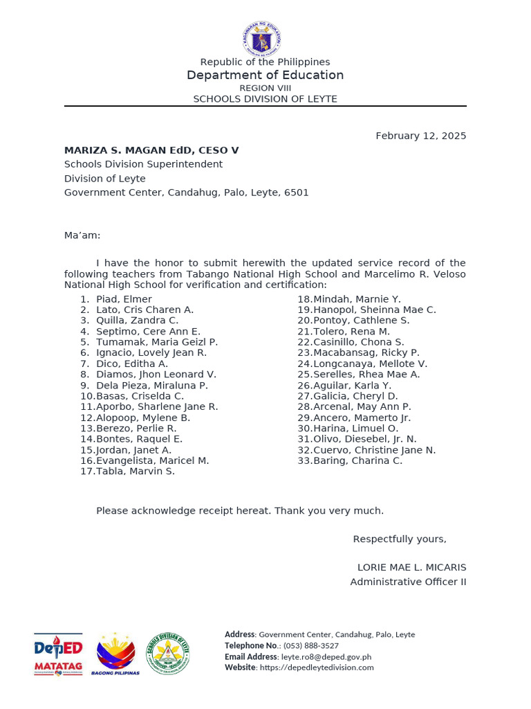 TRANSMITTAL New Matatag Template | PDF | Philippines