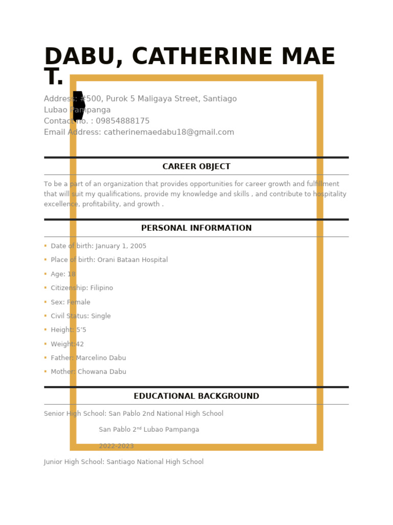 Catherine Resume | PDF