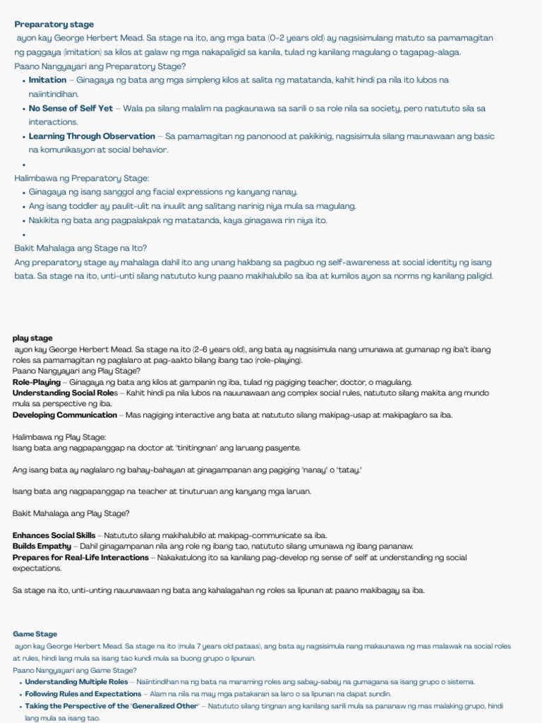 Ang Preparatory Stage | PDF