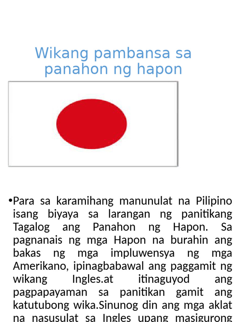 Panahon NG Hapon | PDF