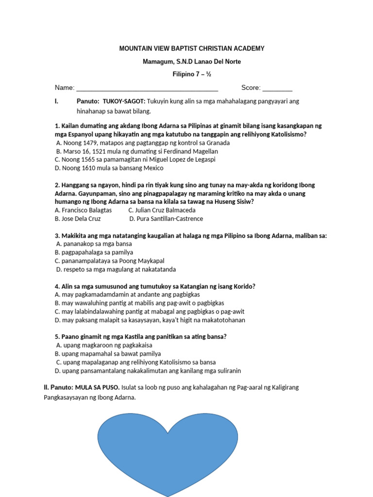 Grade 7 filipino 7 | PDF