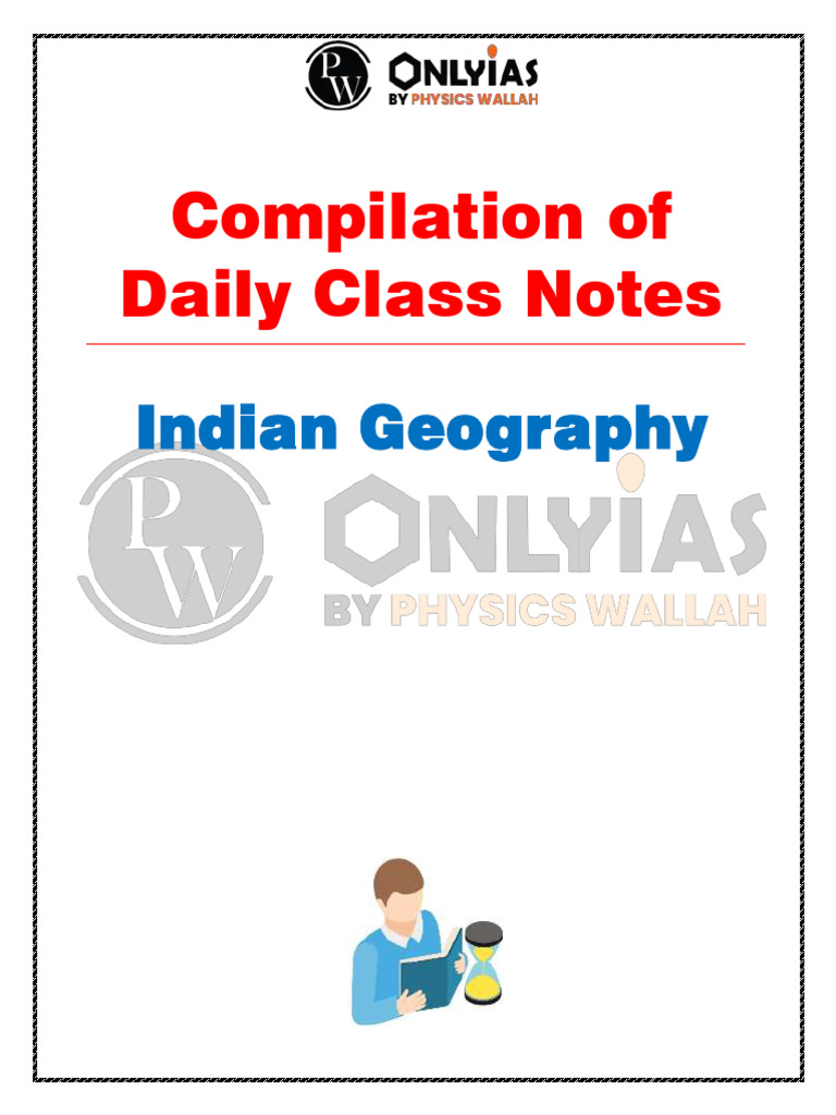 Compilation of Daily Class Notes: Indian Geography | PDF | Oceans ...