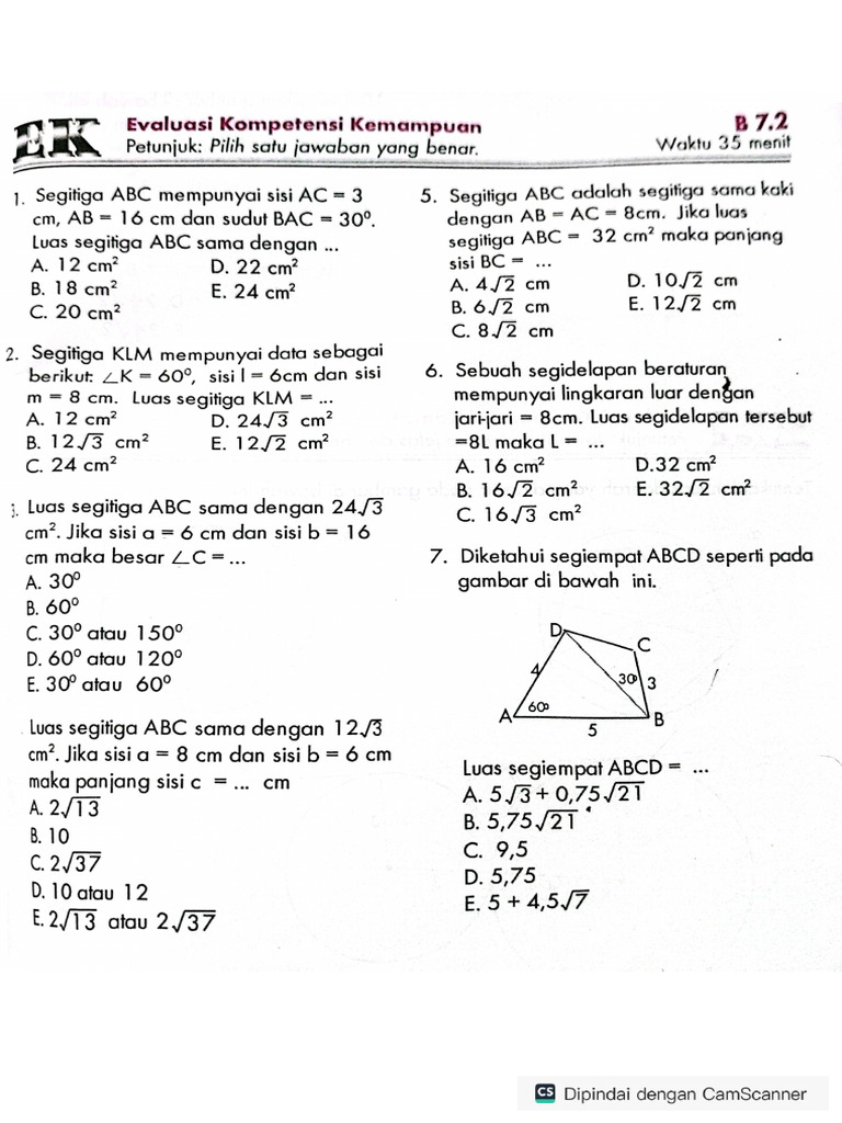 Luas Segi N Beraturan | PDF