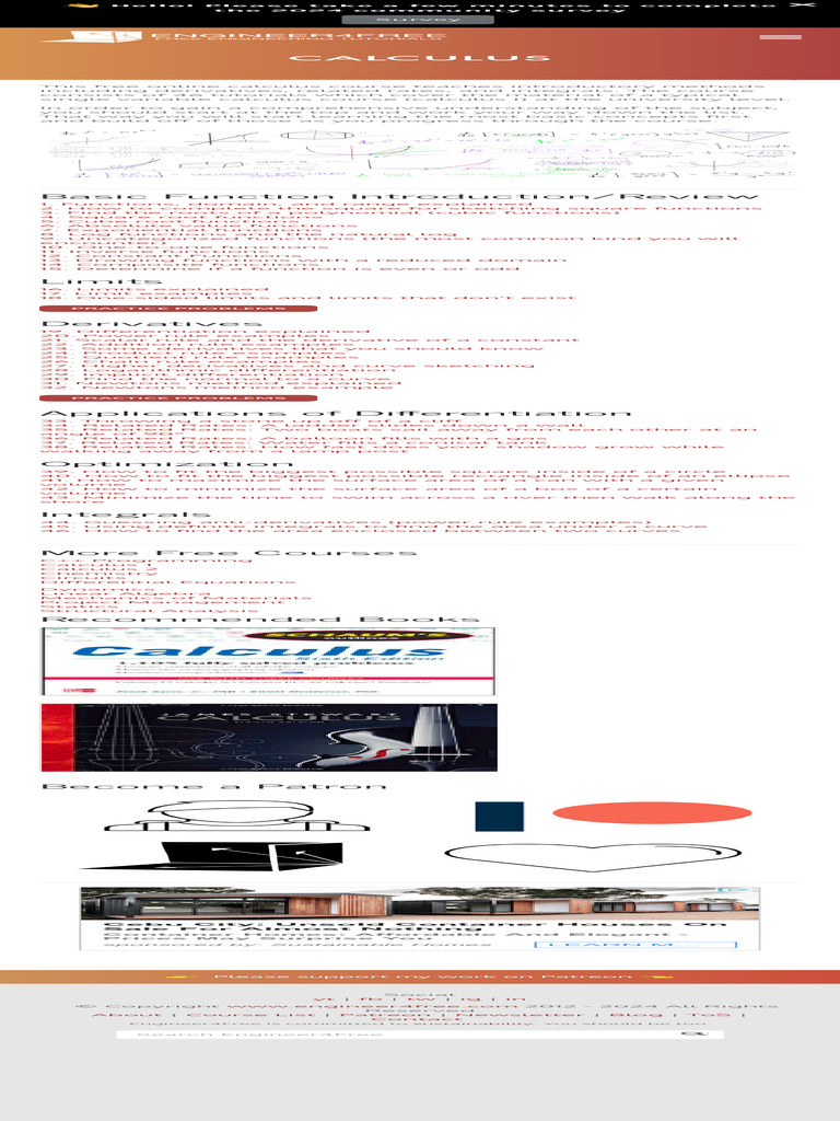 Calculus - Engineer4Free The #1 Source For Free Engineering Tutorials ...