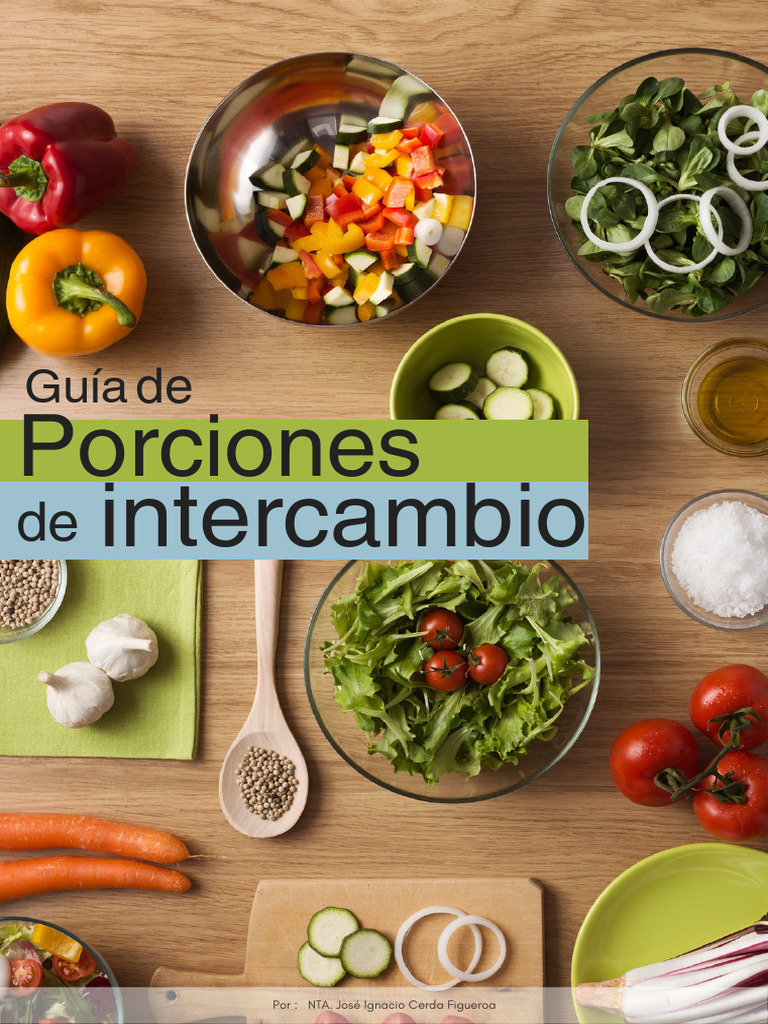 Ebook - Guia de Porciones de Intercambio | PDF | Vegetales | Productos lácteos