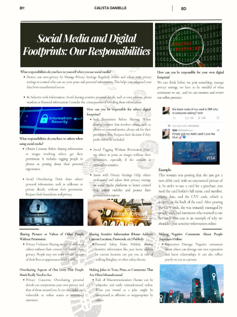 Digital Footprint Project | PDF