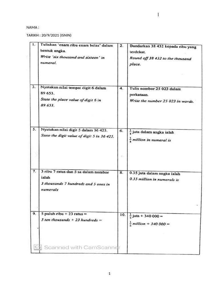 Math 5a M31,32,33 | PDF