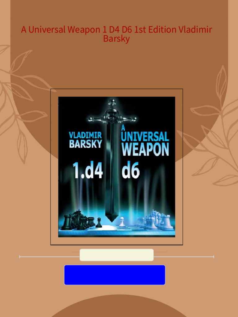 A Universal Weapon 1 D4 D6 1st Edition Vladimir Barsky | PDF | Project ...