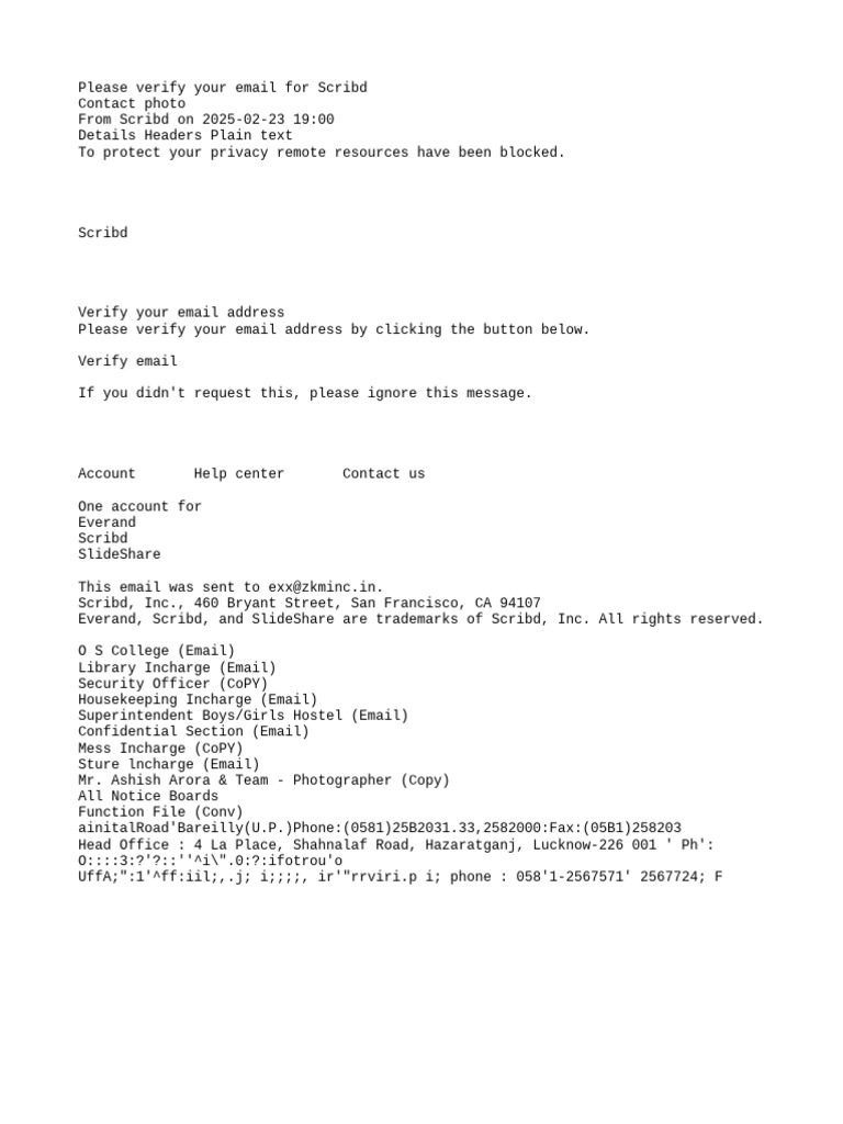 The ZKM INC Veried | PDF