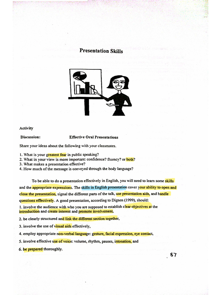 Presentation Skills | PDF