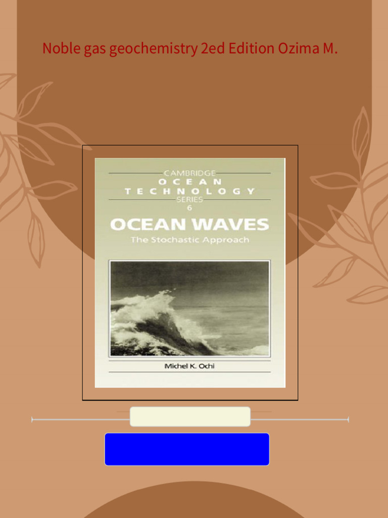 [FREE PDF sample] Noble gas geochemistry 2ed Edition Ozima M. ebooks ...