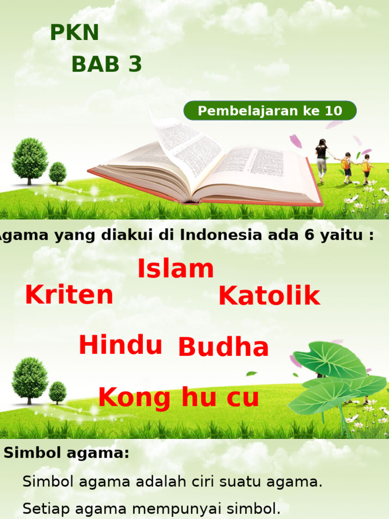Pkn Tema 3 Bab Agama | PDF