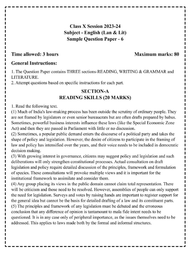 Eng Sample 11 With Answer | PDF