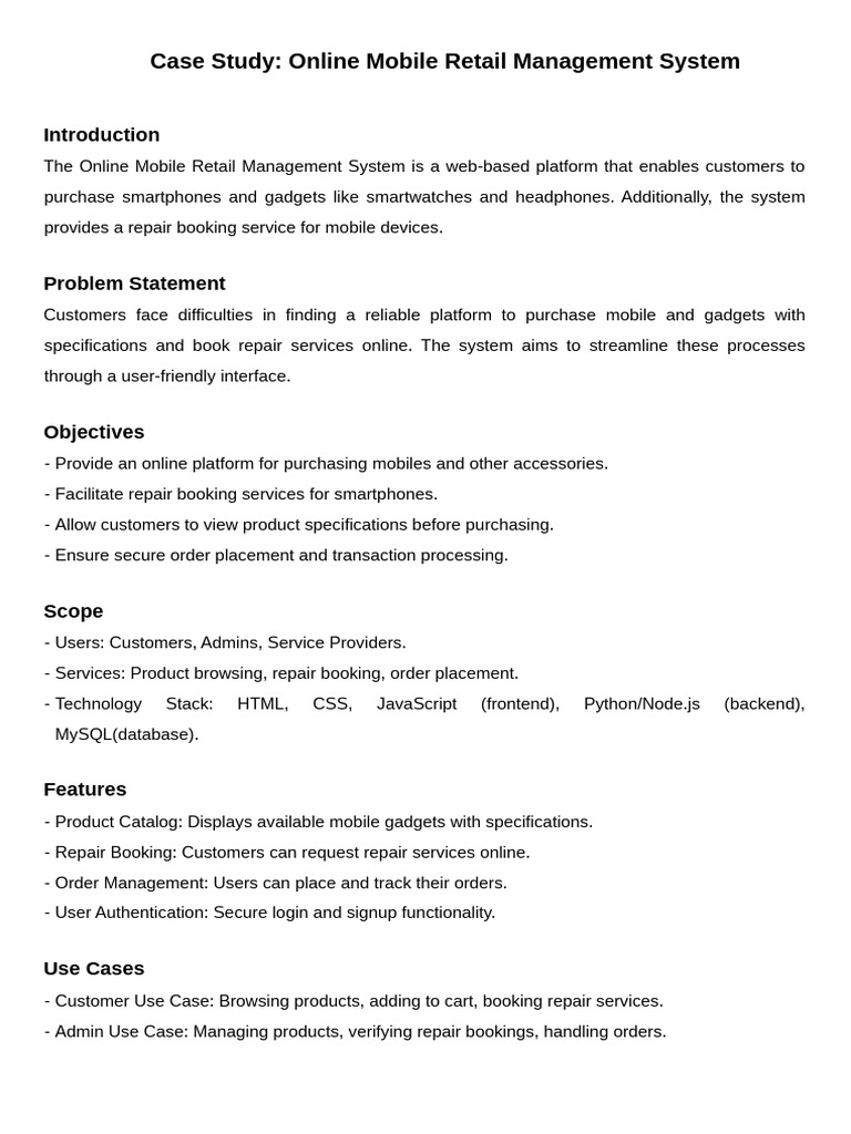 case study final | PDF
