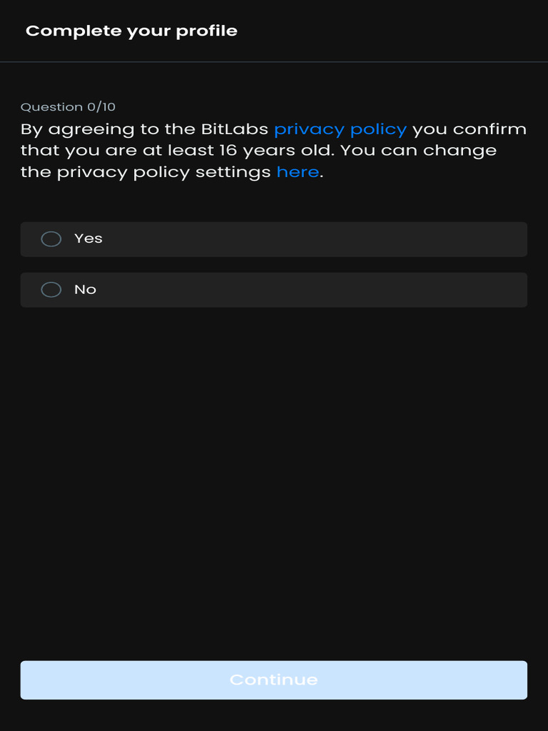Privacy - Bitlabs | PDF