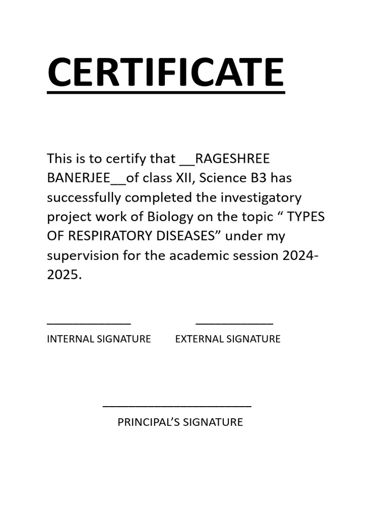Certificate | PDF