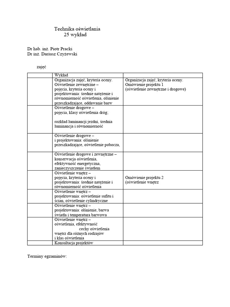 1ZE1790A - Technika o Wietlania | PDF