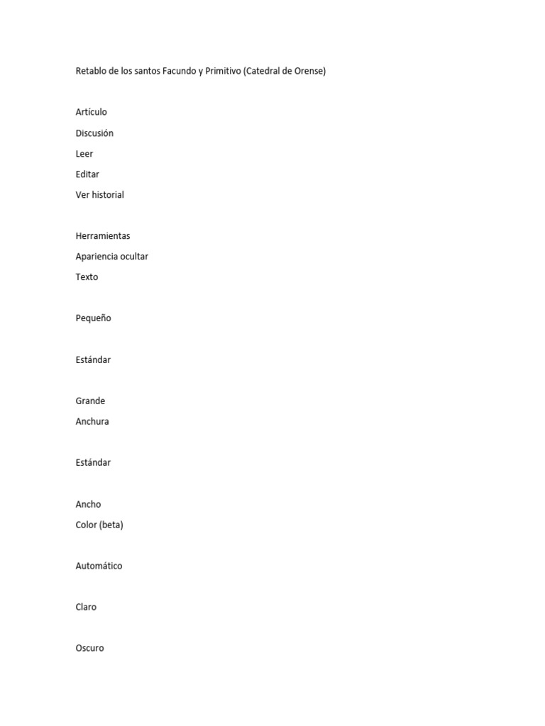 Retablo Rococó en Catedral de Orense | PDF | Arquitectura cristiana