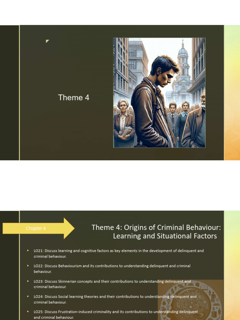 Learning Unit 1_Theme 4_Chpt 4 | PDF | Behaviorism | Reinforcement