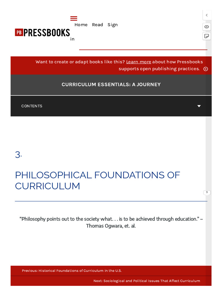Curriculum Philosophy Insights | PDF | Philosophy Of Education | Pragmatism