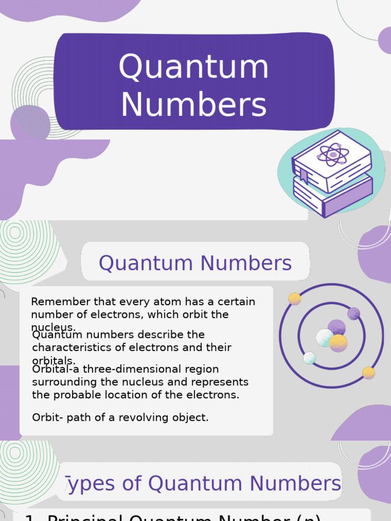4-Quantum-Numbers-and-Electron-Distribution | PDF | Atomic Orbital ...