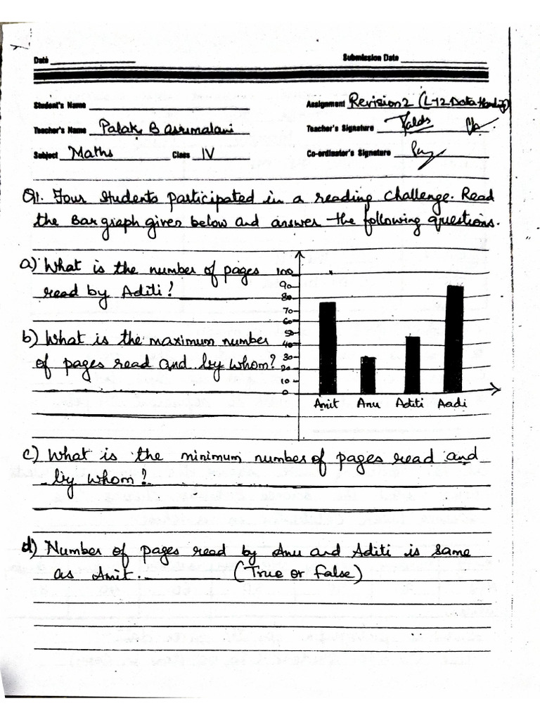 REVISION WS 2 Ls12 Data Handling | PDF