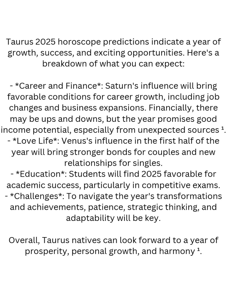 Taurus | PDF