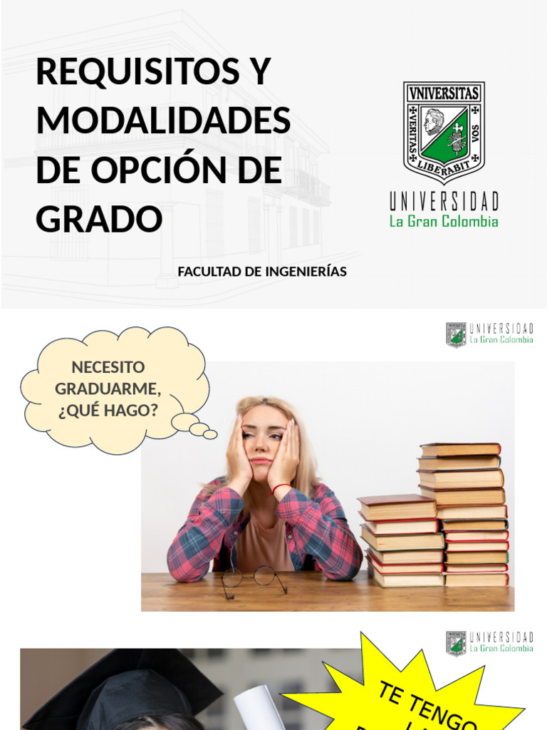 Modalidades de Grado | PDF