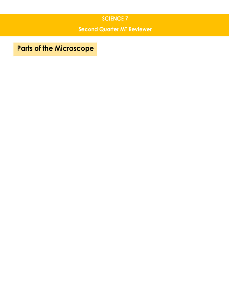 2ND Qtr Science MT Reviewer | PDF