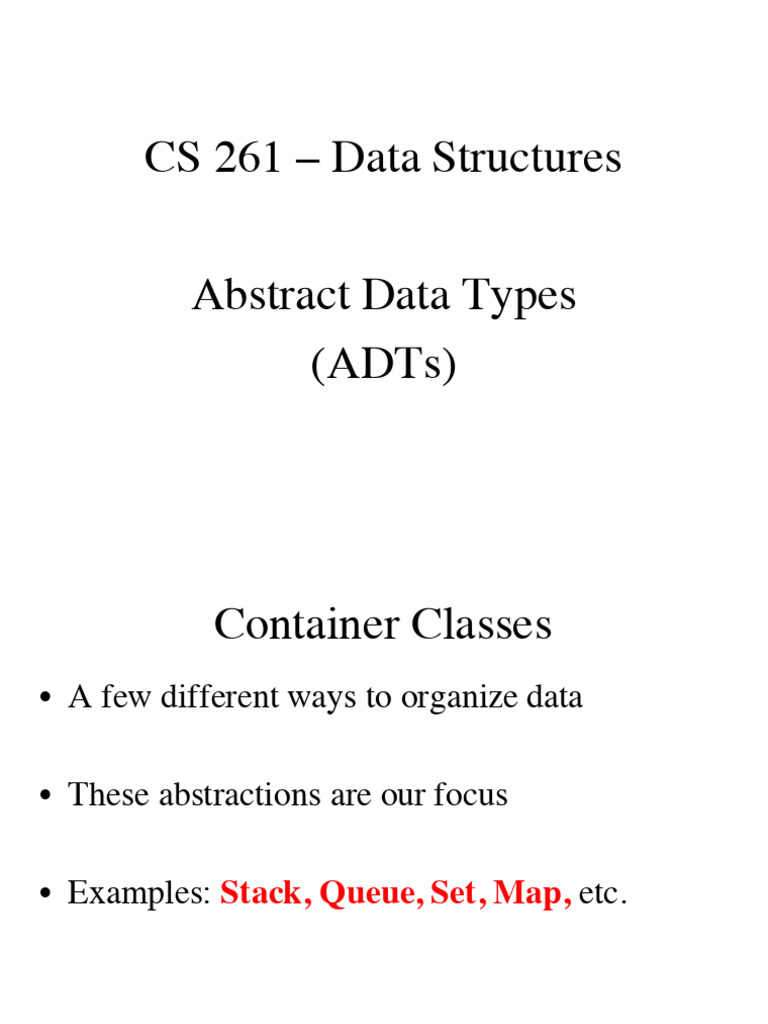 Adt | PDF | Formal Methods | Computer Data