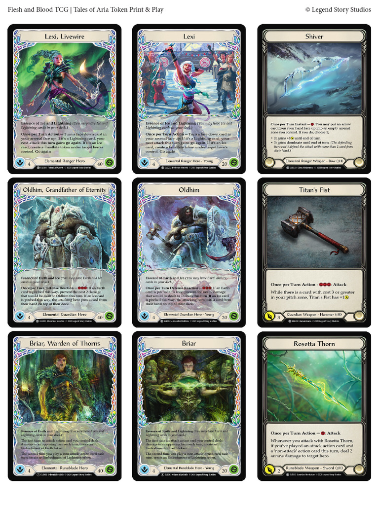 Token Print Play - TOA Updated | PDF