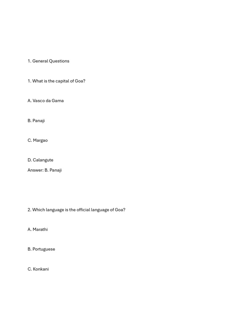 General Questions | PDF