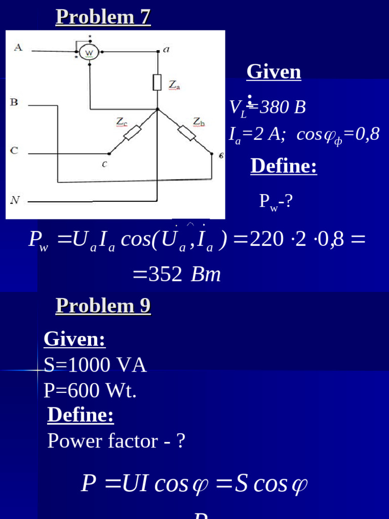 Practice for Three Phases_2 | PDF | Quantity | Electromagnetic ...