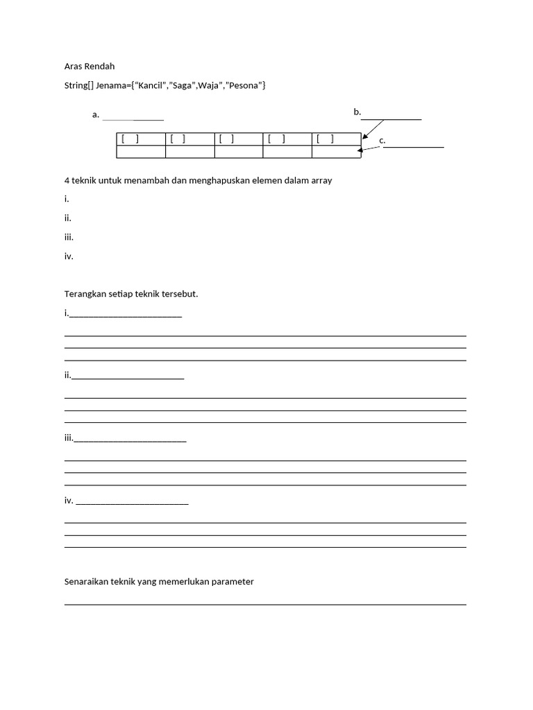Array Push Pop Shift Unshift | PDF
