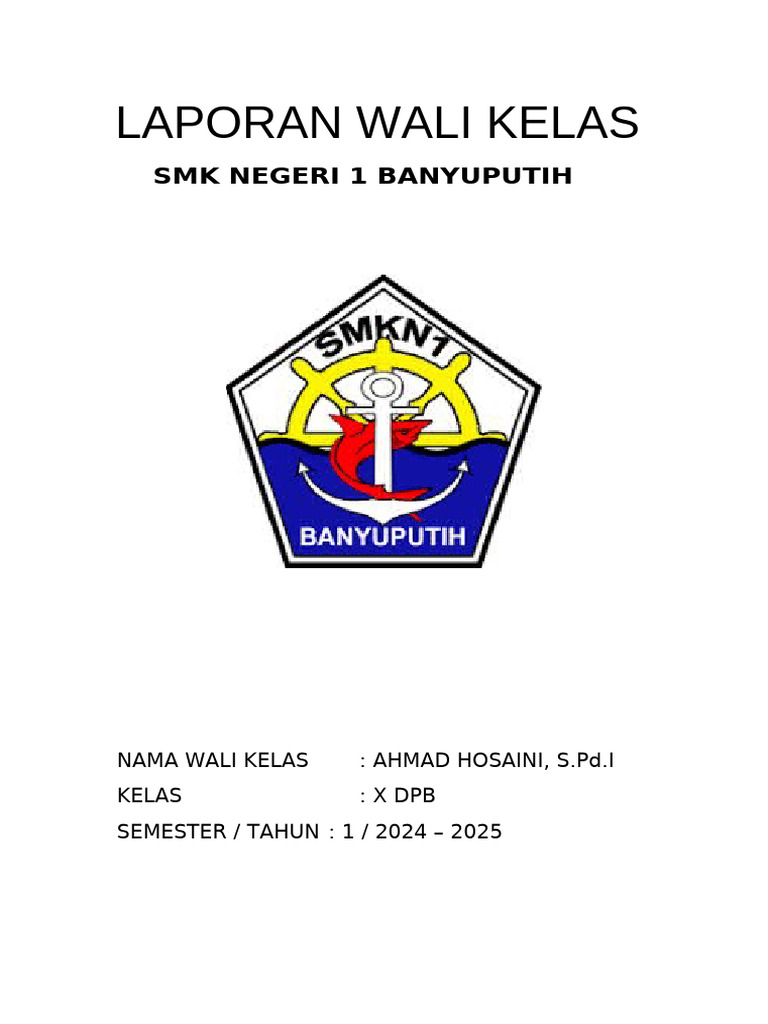 laporan walas jEFRI | PDF