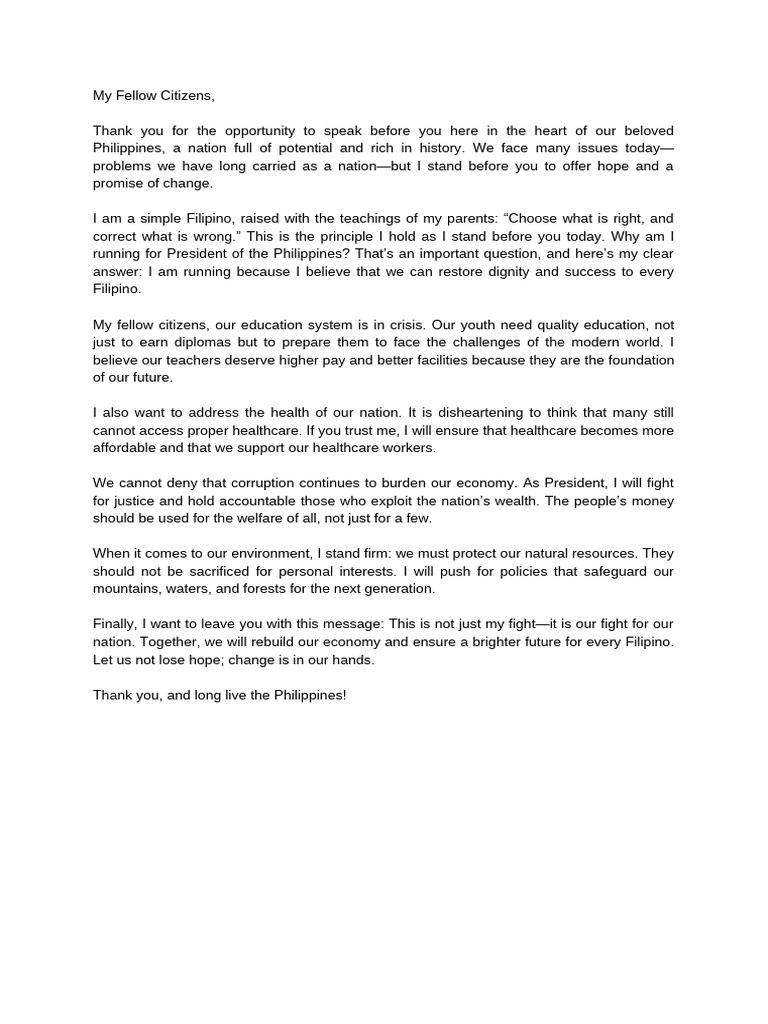 Persuasive Speech | PDF