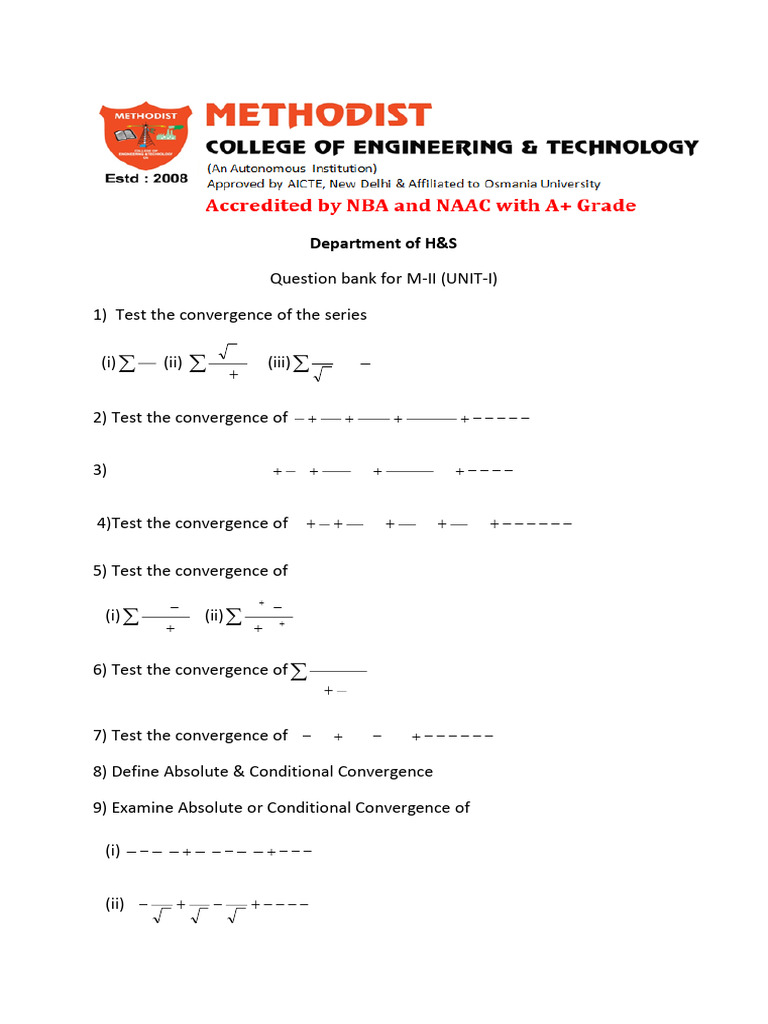 Mathematics II Question Bank 2079 | PDF | Applied Mathematics ...