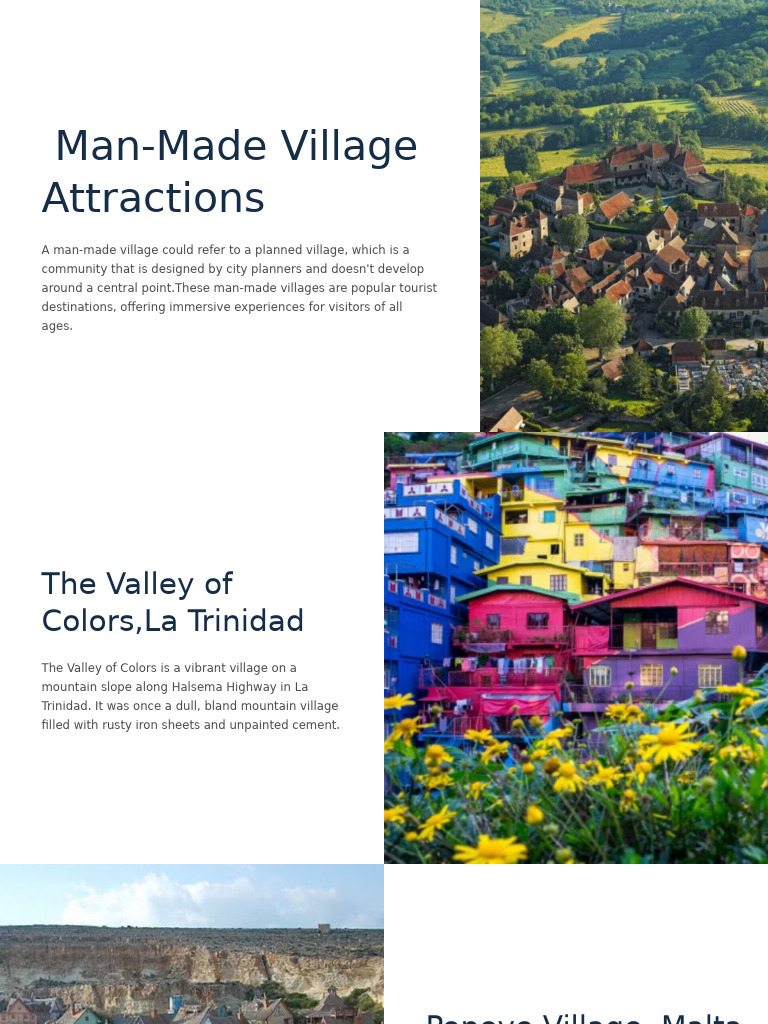Unique Man-Made Village Attractions | PDF