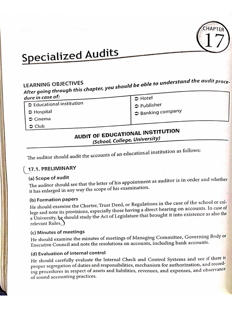 Auditing Unit 3 | PDF