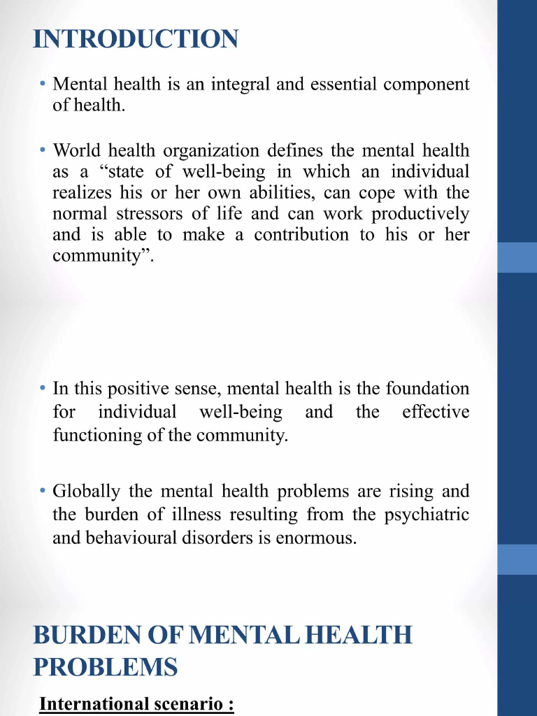 NATIONAL MENTAL HEALTH CARE PROGRAM | PDF
