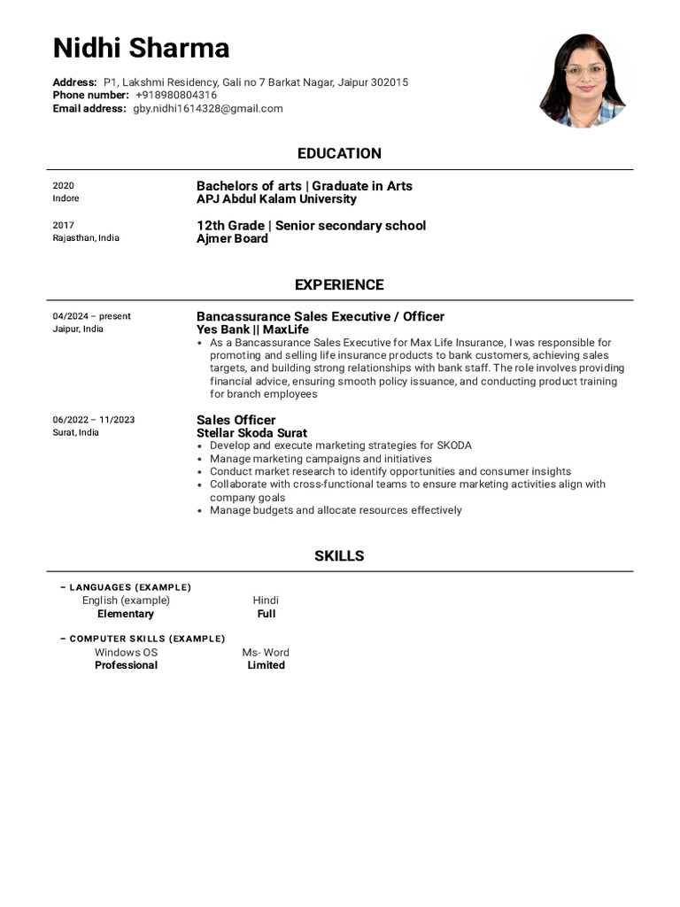 (Free Copy) My Resume | PDF