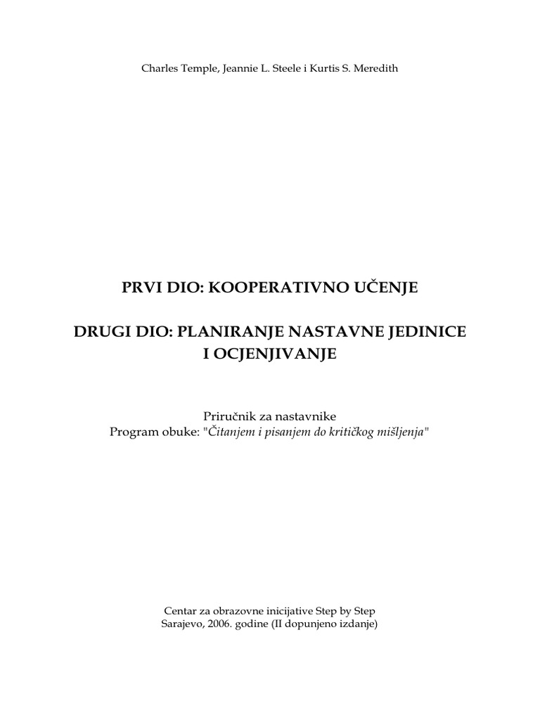 RWCT-VODIC V i VI | PDF