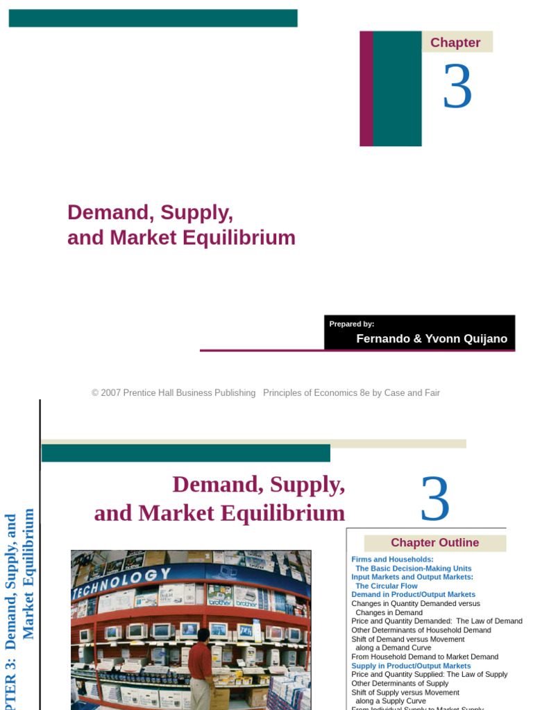 Demand and Supply.ppt | PDF | Supply And Demand | Economic Equilibrium