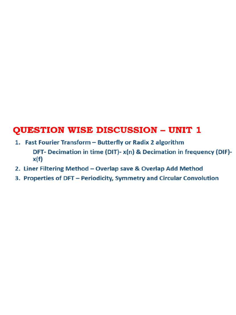 Dtsp Important Questions | PDF