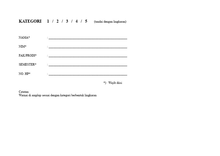 Label Amplop Surat SAA (1) | PDF