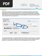 National Bank Cheque Sample for Clients | PDF