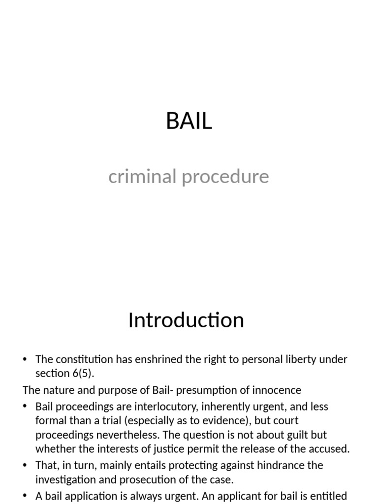 BAIL-1+_2_ | PDF | Bail | Arrest