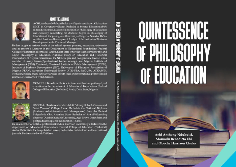 Quintessence of Philosphy of Education | PDF