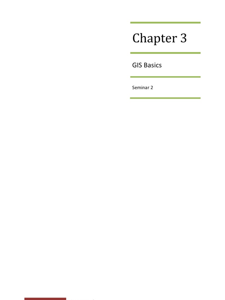 Chapter 3-Gis Basics R | PDF | Geographic Information System | Spatial Analysis
