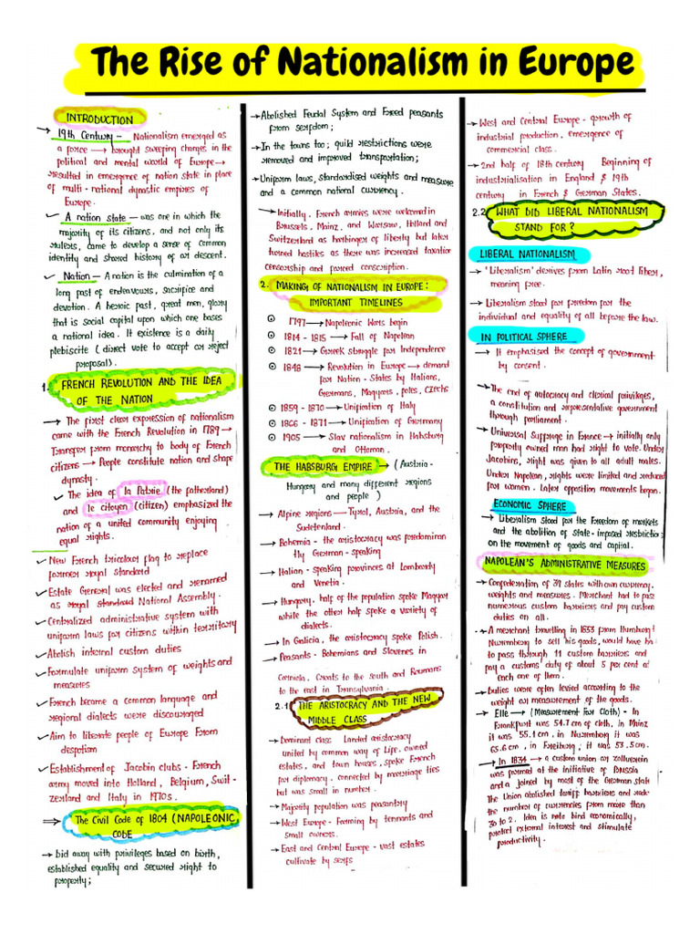 History Handwritten Notes | PDF